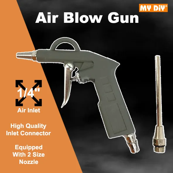MYDIYHOMEDEPOT - Air Blower Gun Aluminium Body With Extra Air Nozzle 1/ ...