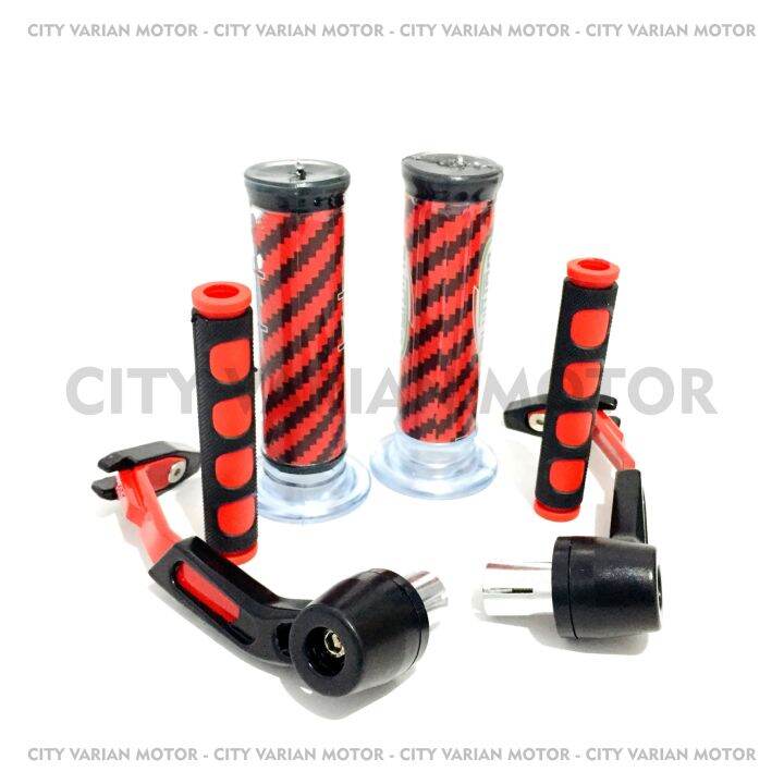 [PAKET] Grip Handgrip Carbon + Proguard Robot FULL BESI + Karet Handle ...