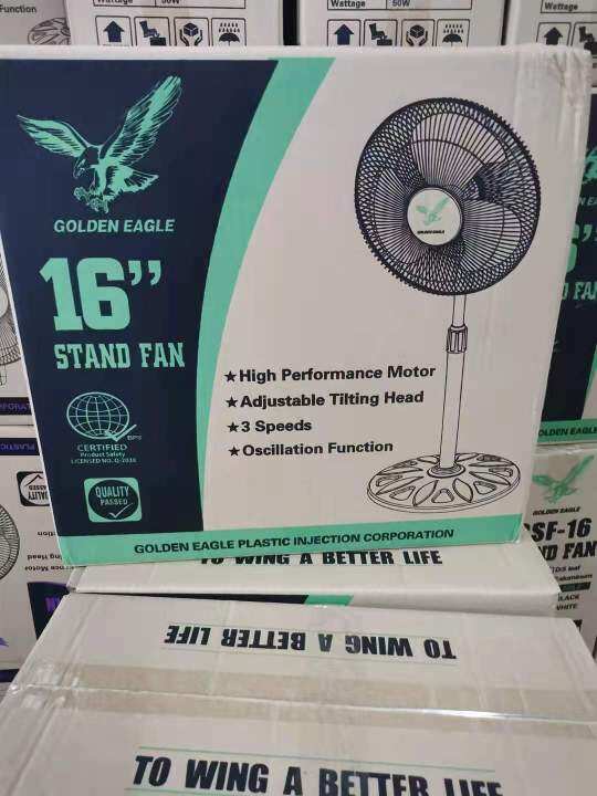 16" Golden Eagle Airblade Desk Fan / Wall Fan / Stand Fan | Lazada PH