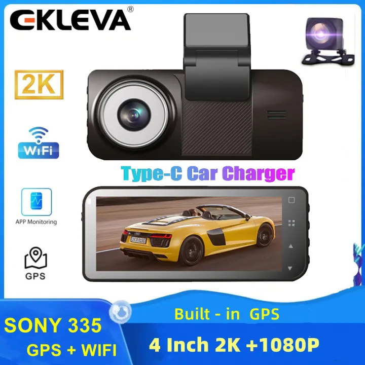 【New Technology】EKLEVA Dash Cam 5G Hz WIFI Car DVR Camera 4K GPS ...