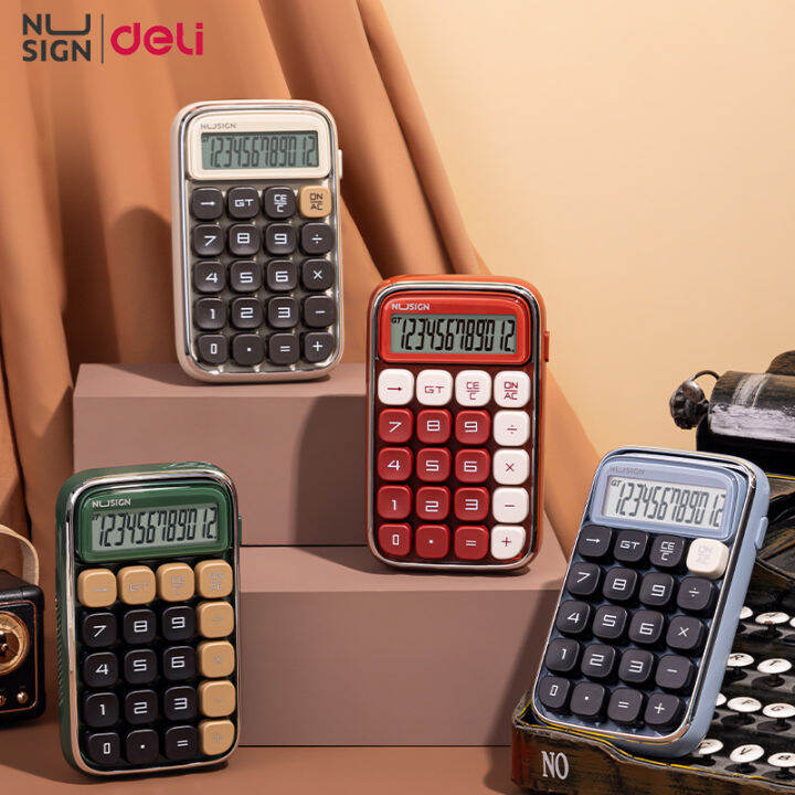 Nusign NS043 Desktop Calculator 12 Digits Blue Switch Keyboard | Lazada PH