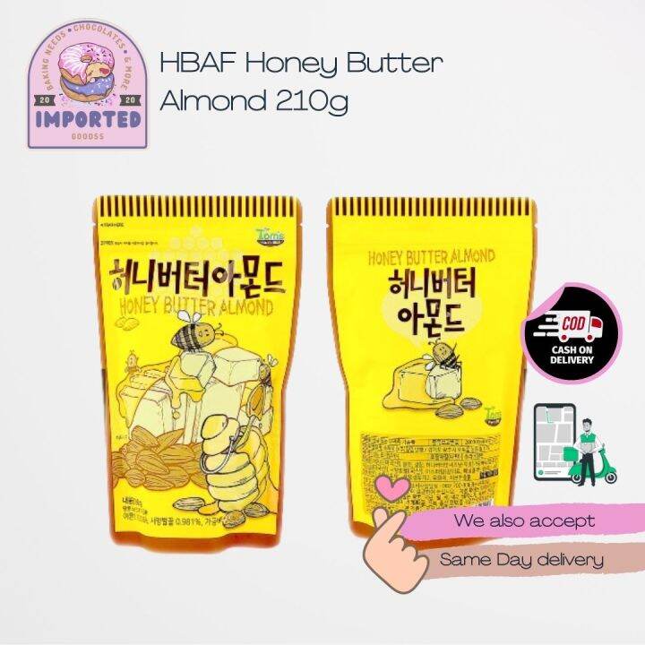 HBAF Honey Butter Almond 210g | Lazada PH