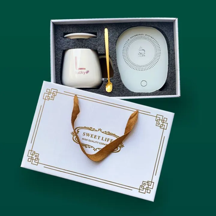 Automatic Smart Intelligent Warmer Cup Electronic Warmer Ceramic Mug ...