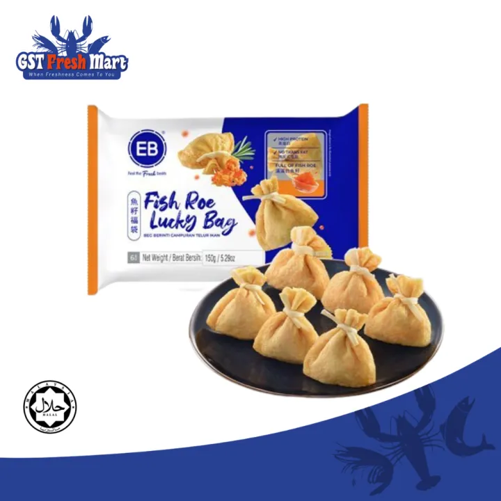 FROZEN EB FISH ROE LUCKY BAG 150GM/PKT 鱼籽福袋 - GST FRESH MART | Lazada