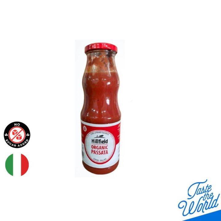 Hillfield Organic Passata Sieved Tomato 680g | Lazada