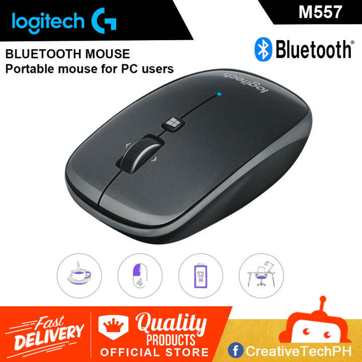 Logitech M557 Bluetooth Mouse | Lazada PH