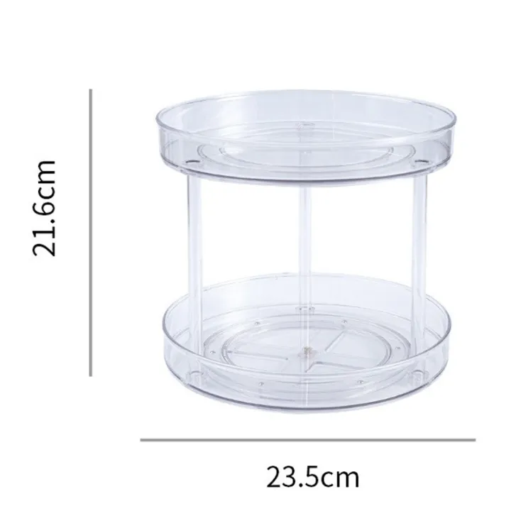 360° Rotating Transparent Spice Perfume Seasoning Condiments Bottle ...