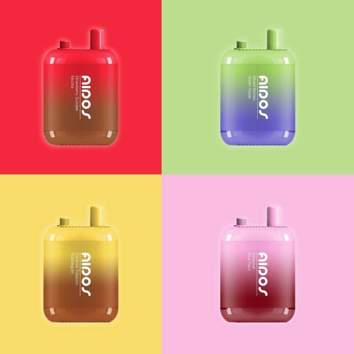 vape mod kit AIDOS GEMINI 8000 Puffs 2 Flavor Rechargeable Disposable ...