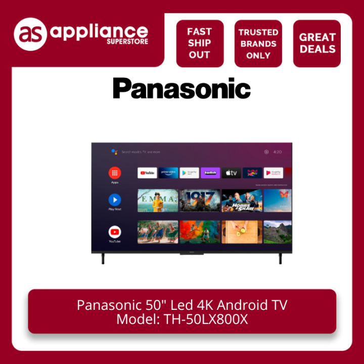 Panasonic 50" LED 4K Android TV TH-50LX800X | Lazada PH