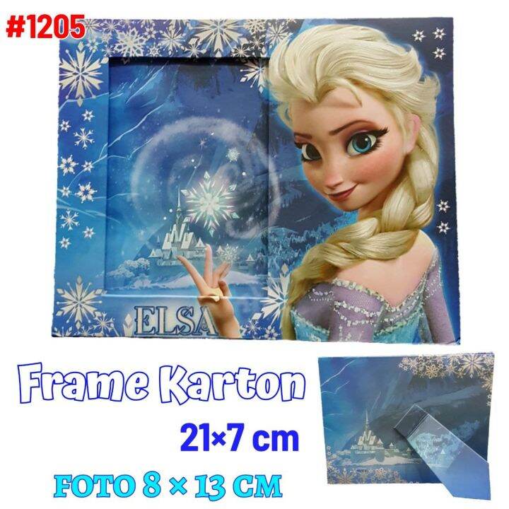 Frame Foto Karton Elsa Frozen / Bingkai Foto Frozen / Frame Elsa Frozen ...