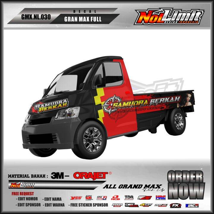 HOT PROMO -- STICKER DECAL FULL BODY GRAND MAX -- STICKER DECAL GRAND ...