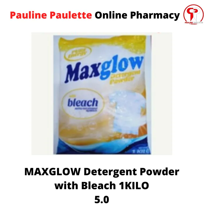 MAXGLOW Detergent Powder with Bleach 1KILO 5.0 | Lazada PH