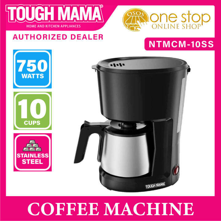 TOUGH MAMA by OSOS 10-12cups Coffee Maker with Stainless Carafe NTMCM-10SS | Lazada PH