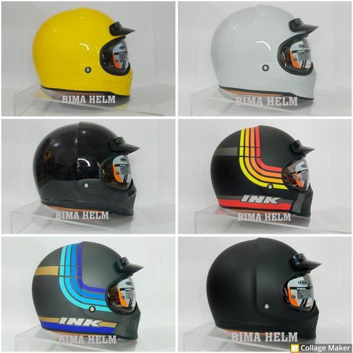 HELM FULLFACE RETRO INK TROOPER ORIGINAL | Lazada Indonesia