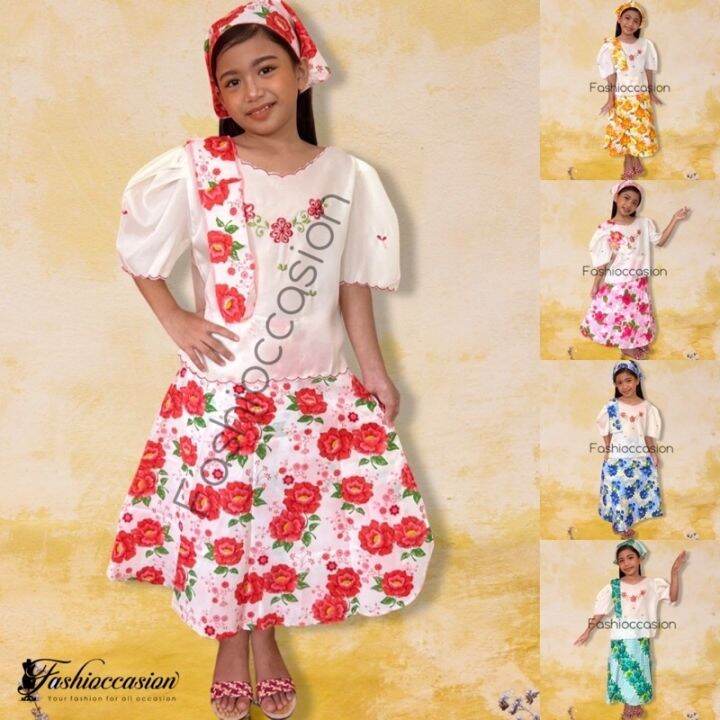 《Original Brand》 № Kimona’t Patadyong/ Baro’t Saya for Buwan ng Wika Costume | Lazada PH