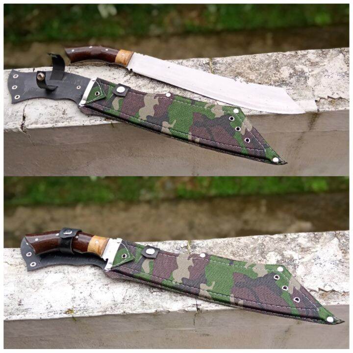 GOLOK Patimura Kalep Loreng alat bantu berkebun Fulltang khas cibatu ...