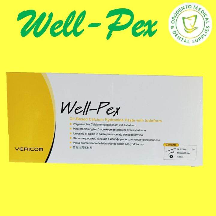 Well-Pex Oil Based Calcium Hydroxide Paste with Iodoform Vericom ...