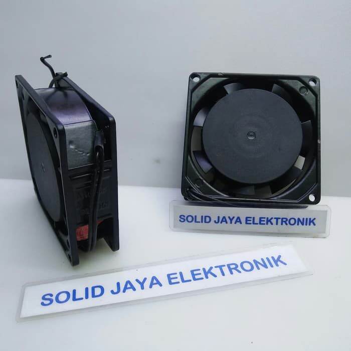 FAN Kipas AC 220V Fan AC 8x8 cm Fan Pendingin Kipas Fan Panel BESI ...