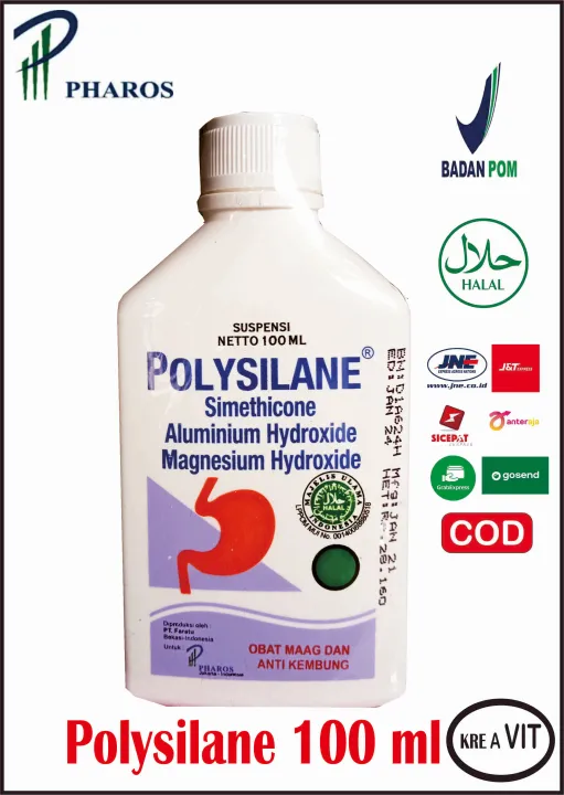 POLYSILANE SIRUP MENORMALKAN KELEBIHAN ASAM LAMBUNG GASTRITIS TUKAK ...