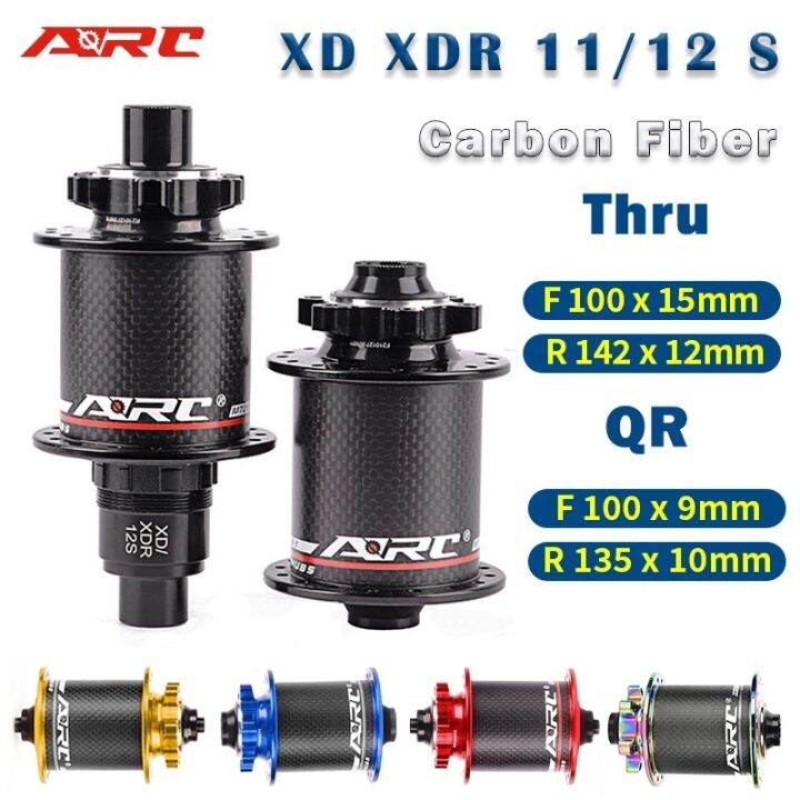 ARC XD XDR 11/12 Speed Bicycle Hub 32 Hole 32H Carbon Fiber Thru Axel ...