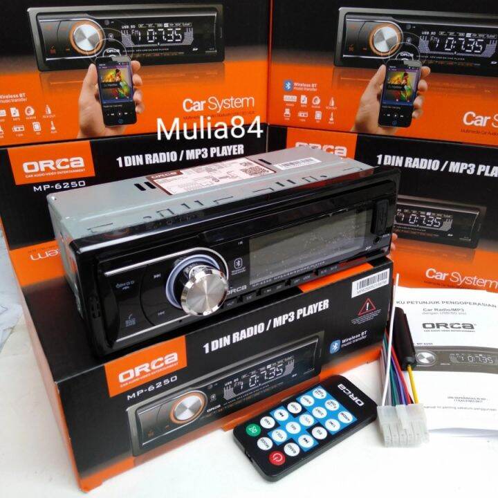 head unit single din bluetooth usb mp3 radio orca | Lazada Indonesia