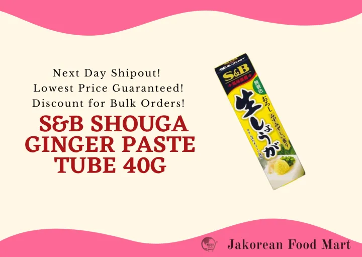 Japan S&B Shouga Ginger Paste Tube 40g | Lazada PH