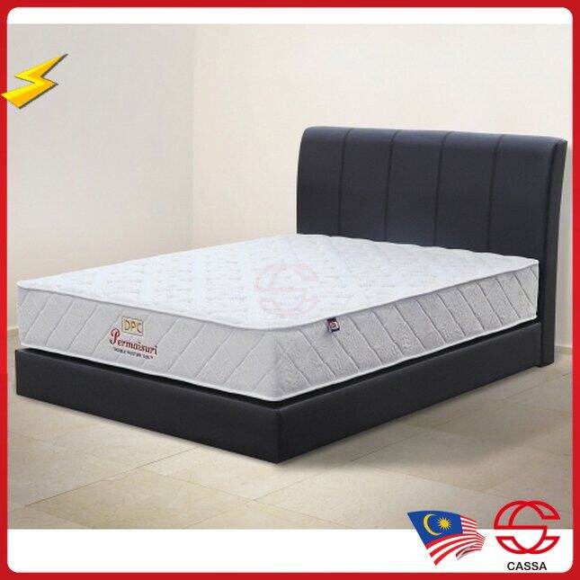 [ FREE BED INSTALLATION CHARGE ] Cassa Goodnite Remi Dark Brown Queen ...