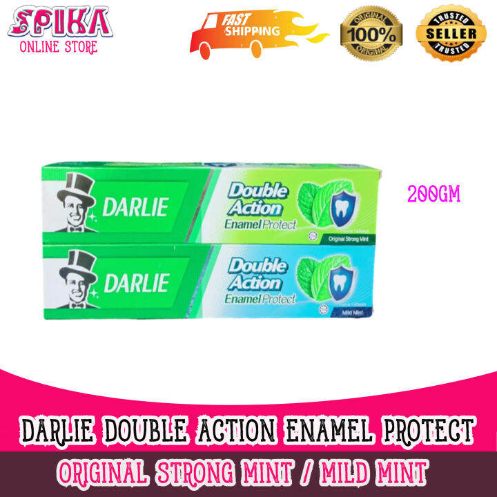 DARLIE DOUBLE ACTION ENAMEL PROTECT TOOTHPASTE 200GM | Lazada