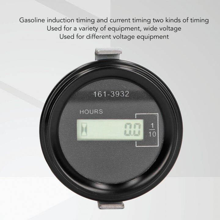 Excavator Hour Meter, Automatic Store Data Unique 12V‑36V Current Timing Collect Signal ...