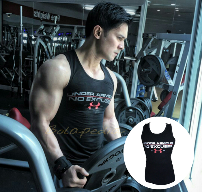 Singlet baju kaos fitness gym training fitnes | Lazada Indonesia