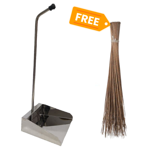 HEAVY DUTY STAINLESS DUSTPAN WITH FREE WALIS TING TING | Lazada PH