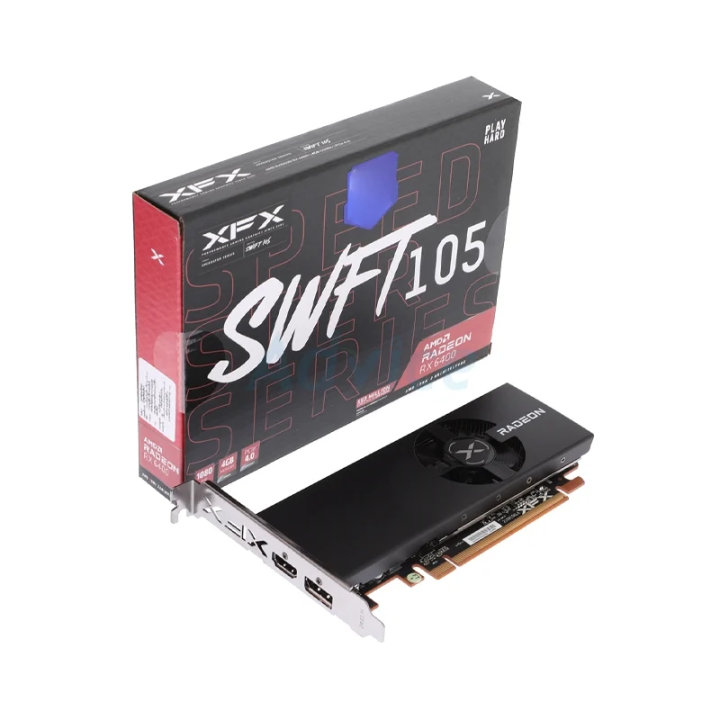 VGA XFX RADEON RX 6400XT SWFT105 - 4GB GDDR6 [RX-64XL4SFG2] | Lazada.co.th