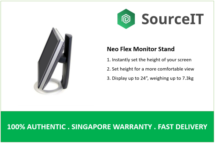 Ergotron Neo-Flex® Monitor Stand Single Monitor Mount - 10 Year Local ...