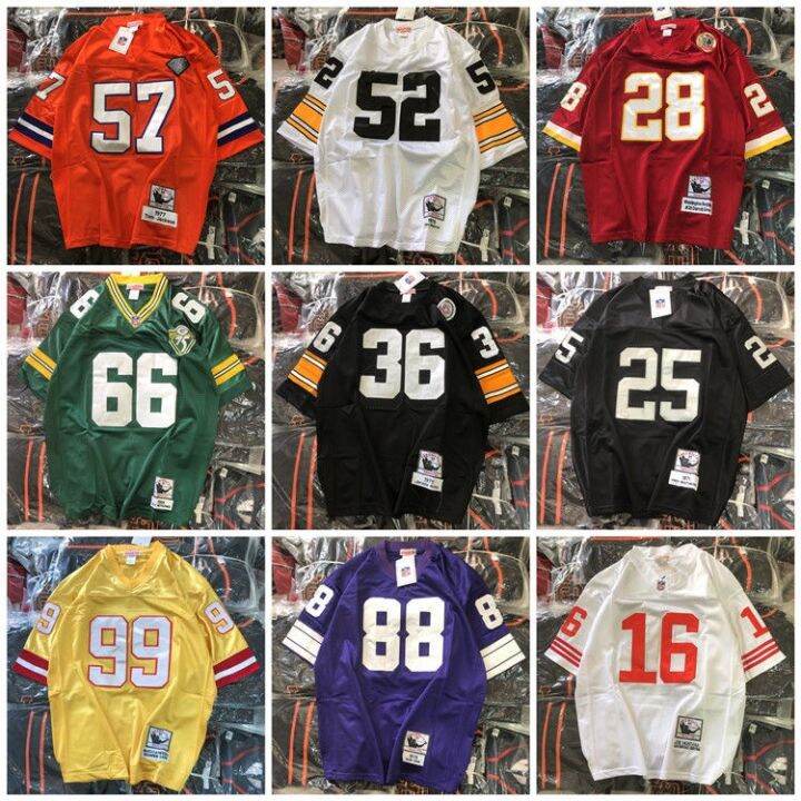 เสื้อกีฬารักบี้ ลายทีมชาติฟุตบอล Nfl Jersey Rugby Jersey American สไตล์ ...