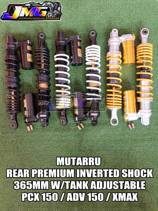 MUTARRU REAR PREMIUM SHOCK BLACK SERIES 365MM W/TANK ADJUSTABLE PCX ...