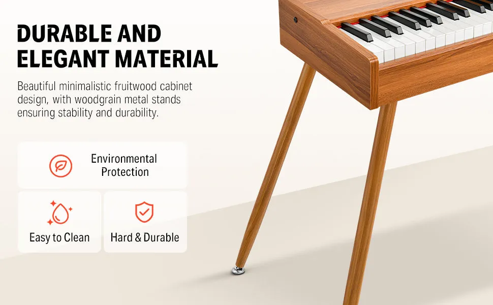 Donner DDP-80 Wooden Style 88 Key Weighted Digital Piano