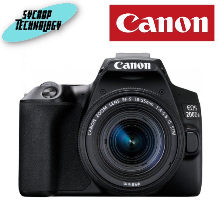 Canon EOS 200DII KIT w/18-55 STM (BK) กล้อง DSLR น้ำหนักเบา มาพร้อมด้วย ...
