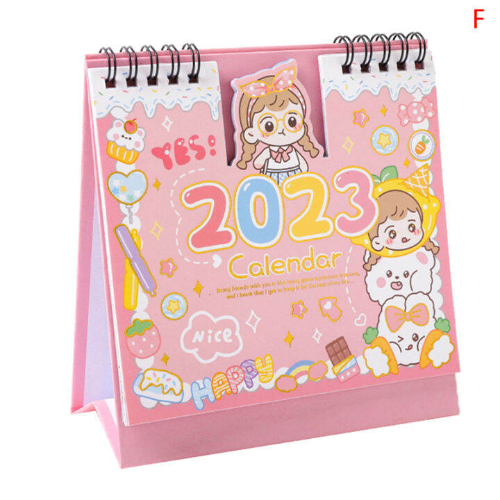[PENGYAO] 2023 Cartoon Cute Large Shaped Desk Calendar Exquisite ...