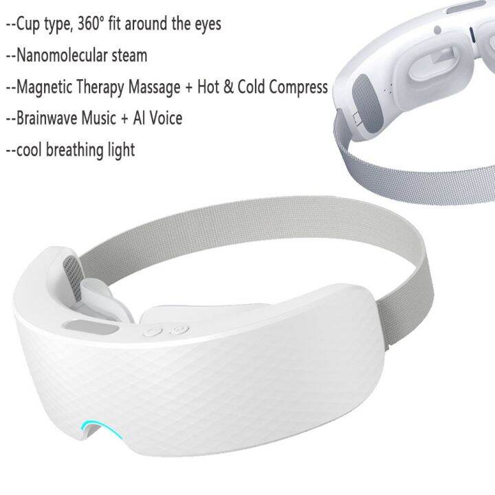 Electric Steam Eye Massage Eye Care Instrument Hot And Cold Compresses Acupuncture Points ...