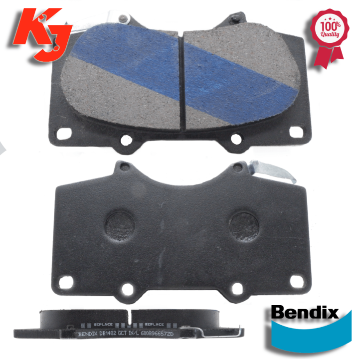 BENDIX BRAKE PADS DB1482 GCT FRONT SET FOR TOYOTA FORTUNER / HILUX 2010-2012 | Lazada PH