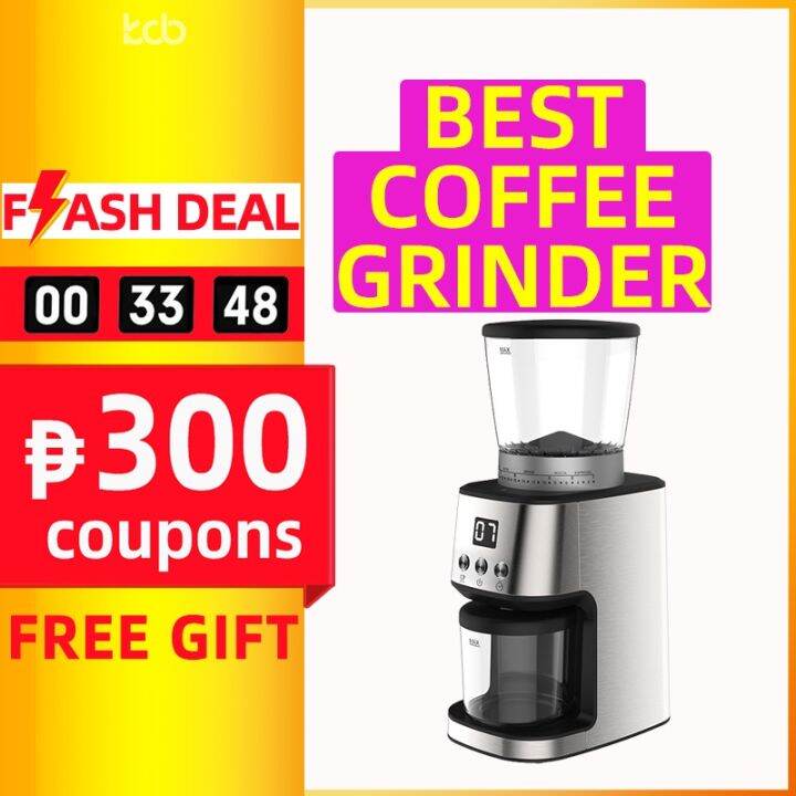 Philippine spot Electric Burr Coffee Grinder Electric 31 Settings ...