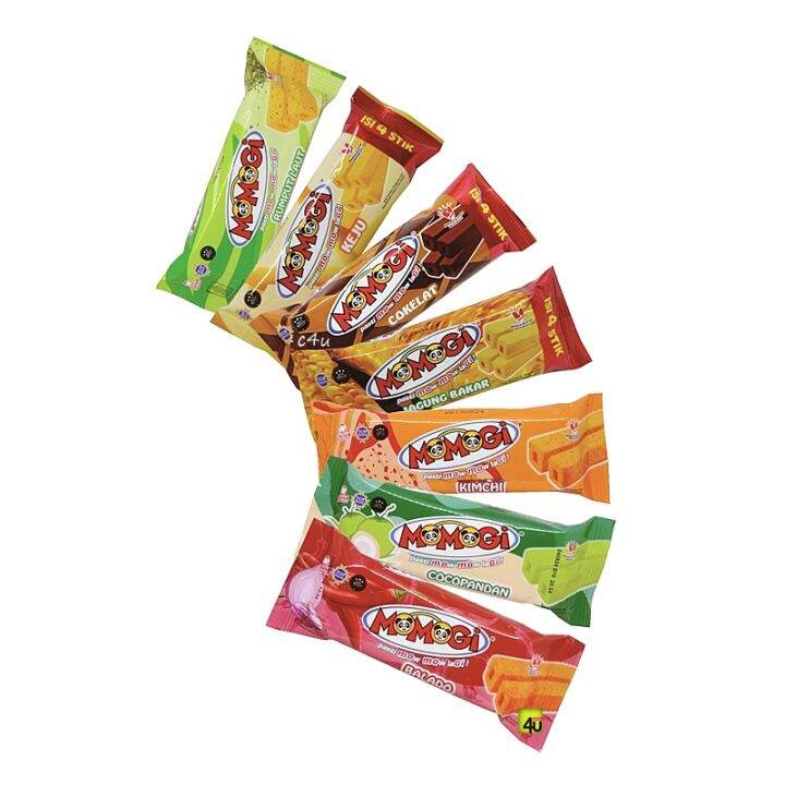Momogi - Snack Ekstrudat Berbagai Rasa - SACHET 12gr | Lazada Indonesia