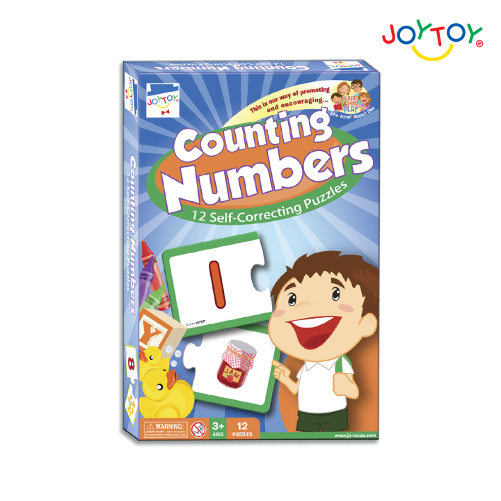 JOYTOY Counting Numbers Self-Correcting Puzzles | Lazada PH