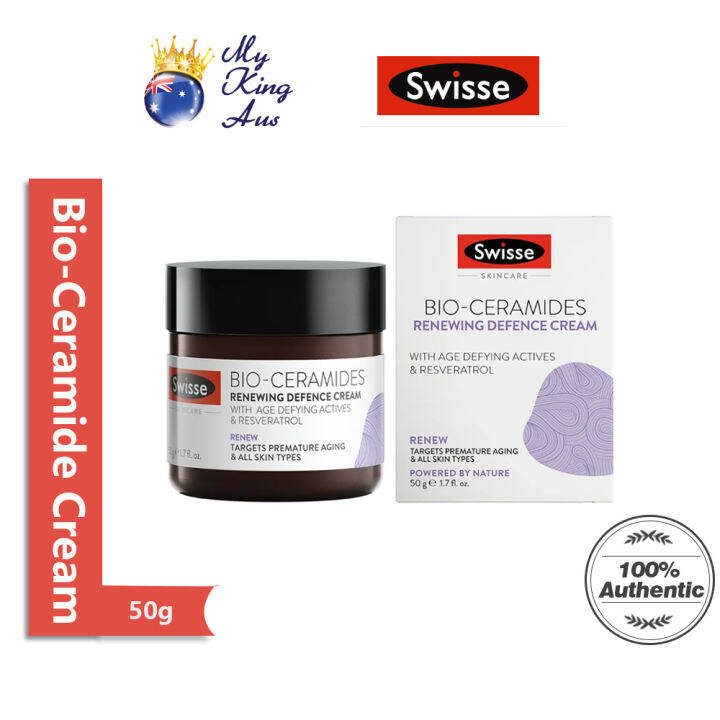 Swisse Skincare Bio-Ceramides Renewing Defence Cream 50g with Age ...