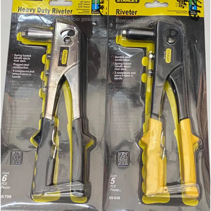 stanley hand riveter carlo blindrivet butterfly heavy duty hammer tool ...