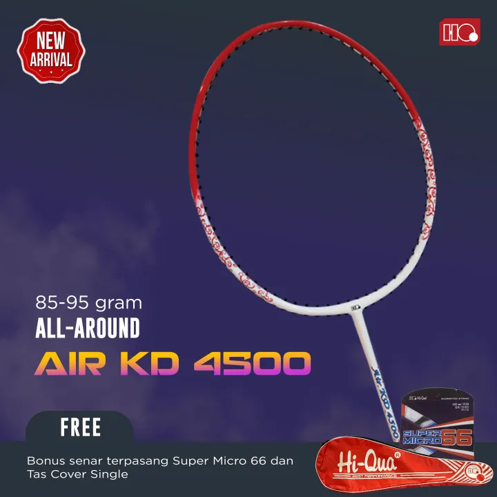 Hi-qua water KD badminton racket badminton all around high quality free ...