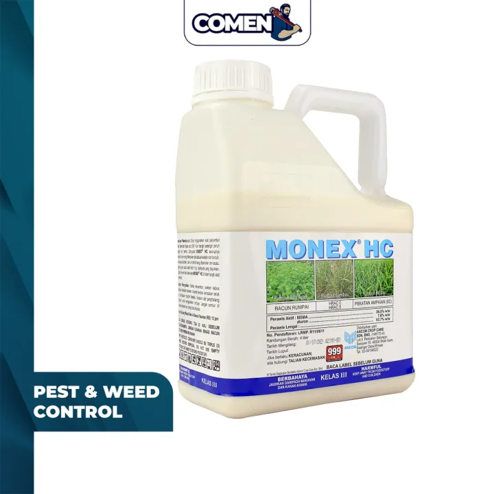 COMEN Monex HC 4 Liter MSMA 39.5% + Diuron 7.8% Racun Rumpai Rumput ...
