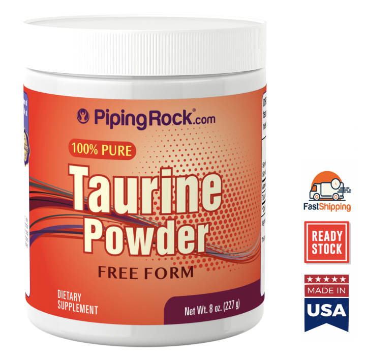 ⭐Ready Stocks⭐100% Pure Taurine Powder 227g 1000mg (Eyes, Muscle, Amino ...