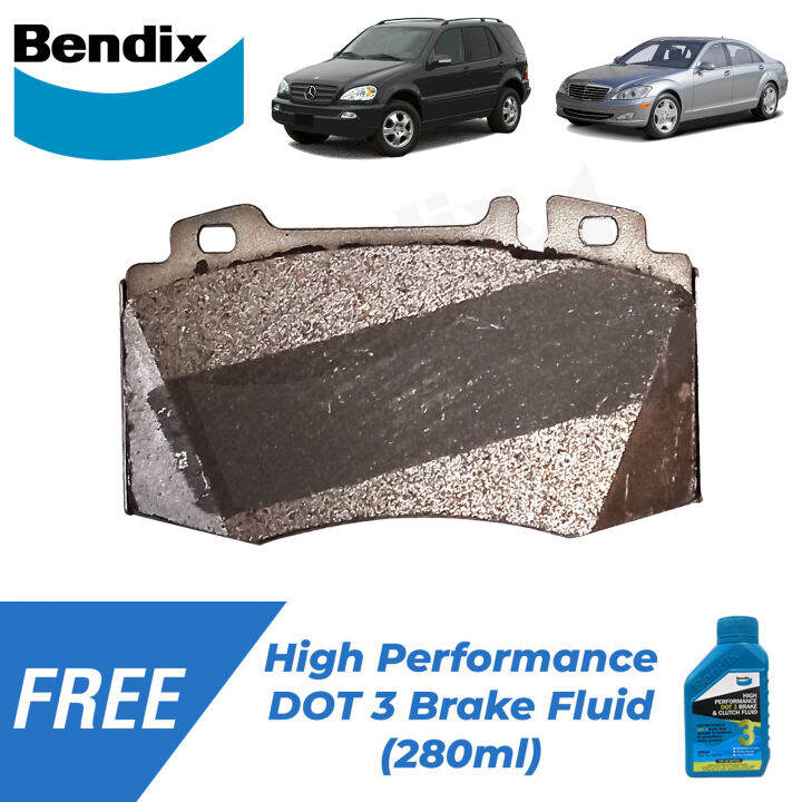 Bendix Brake Pads MKT DB1453 Front Set for Mercedes Benz S350, S500, CL500 1999-2008 | Lazada PH