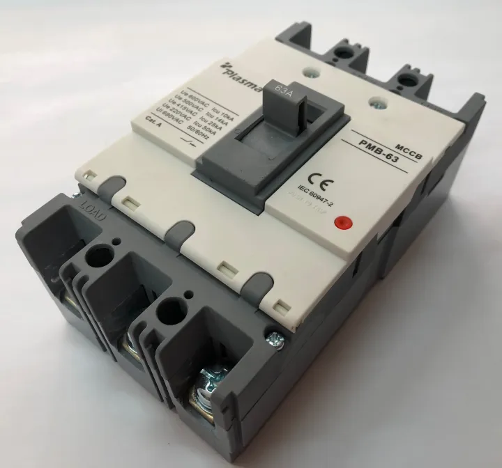 Plasma 3Pole 25KA MCCB ( 63A, 80A, 100A ) | Lazada